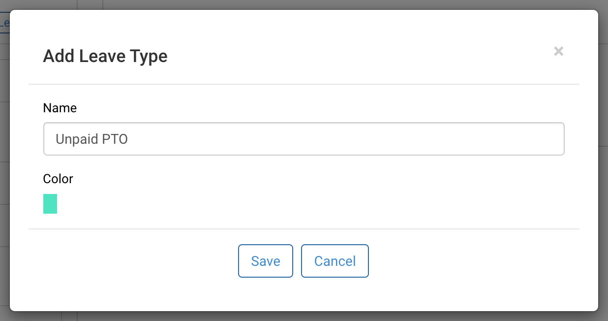 Setting up a non-accruing Leave Type – Time Off Cloud