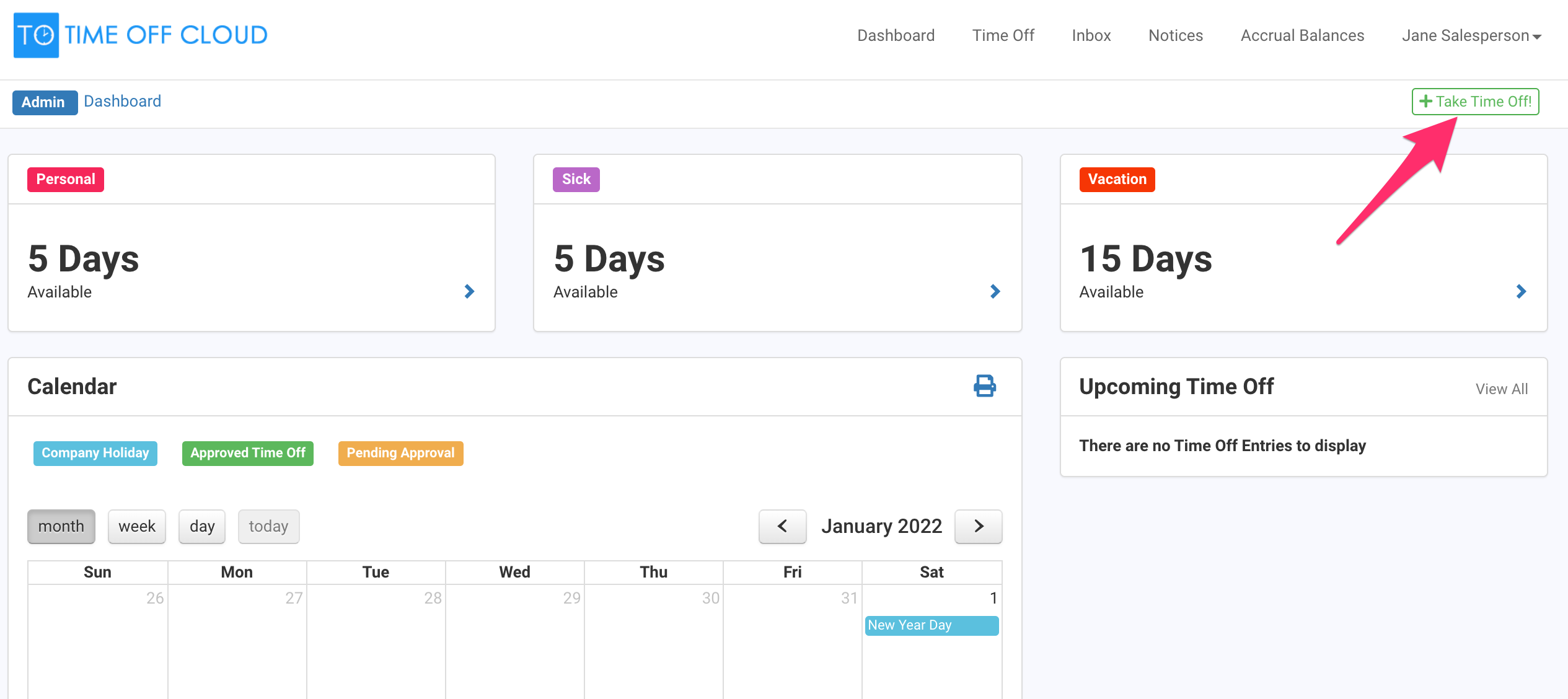 Time Off Request Workflow – Time Off Cloud