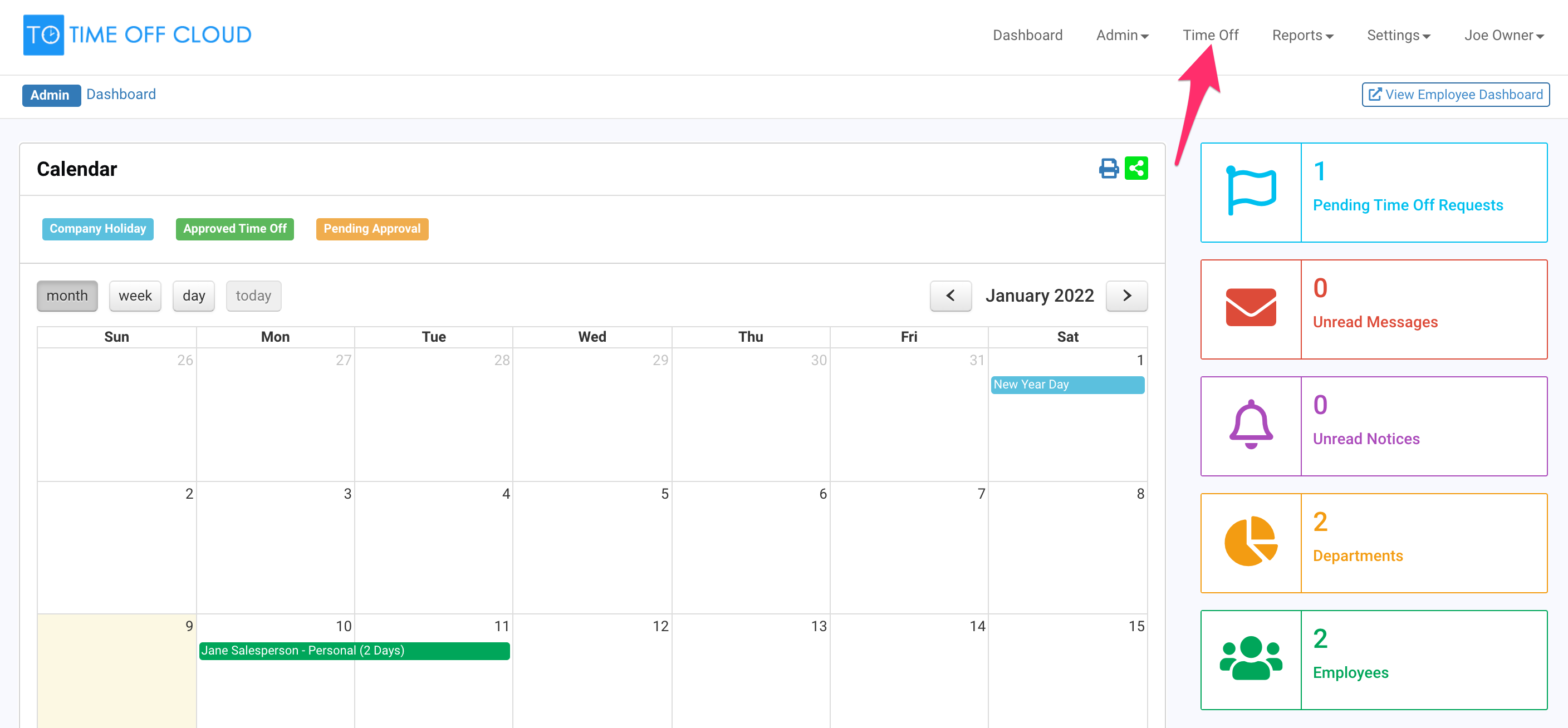 Time Off Approval Workflow – Time Off Cloud